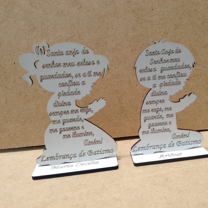 40 Lembrancinhas em mdf para batizado - Batismo | Shopee Brasil