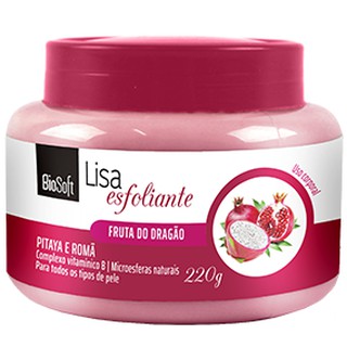 Creme Esfoliante Lisa Corporal - BioSoft (220g) | Shopee Brasil