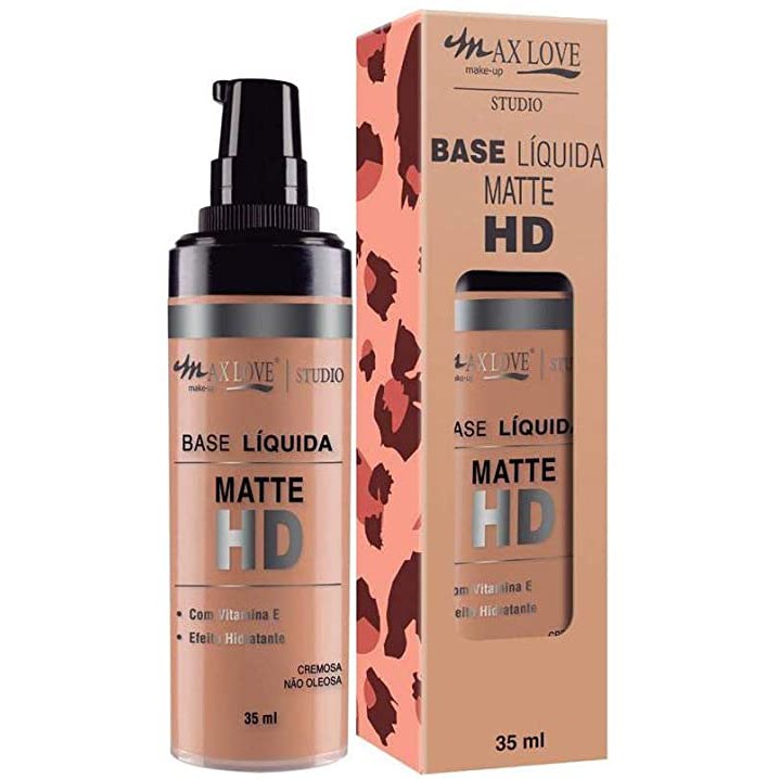 Base Liquida Matte HD Max Love 35ml | Shopee Brasil