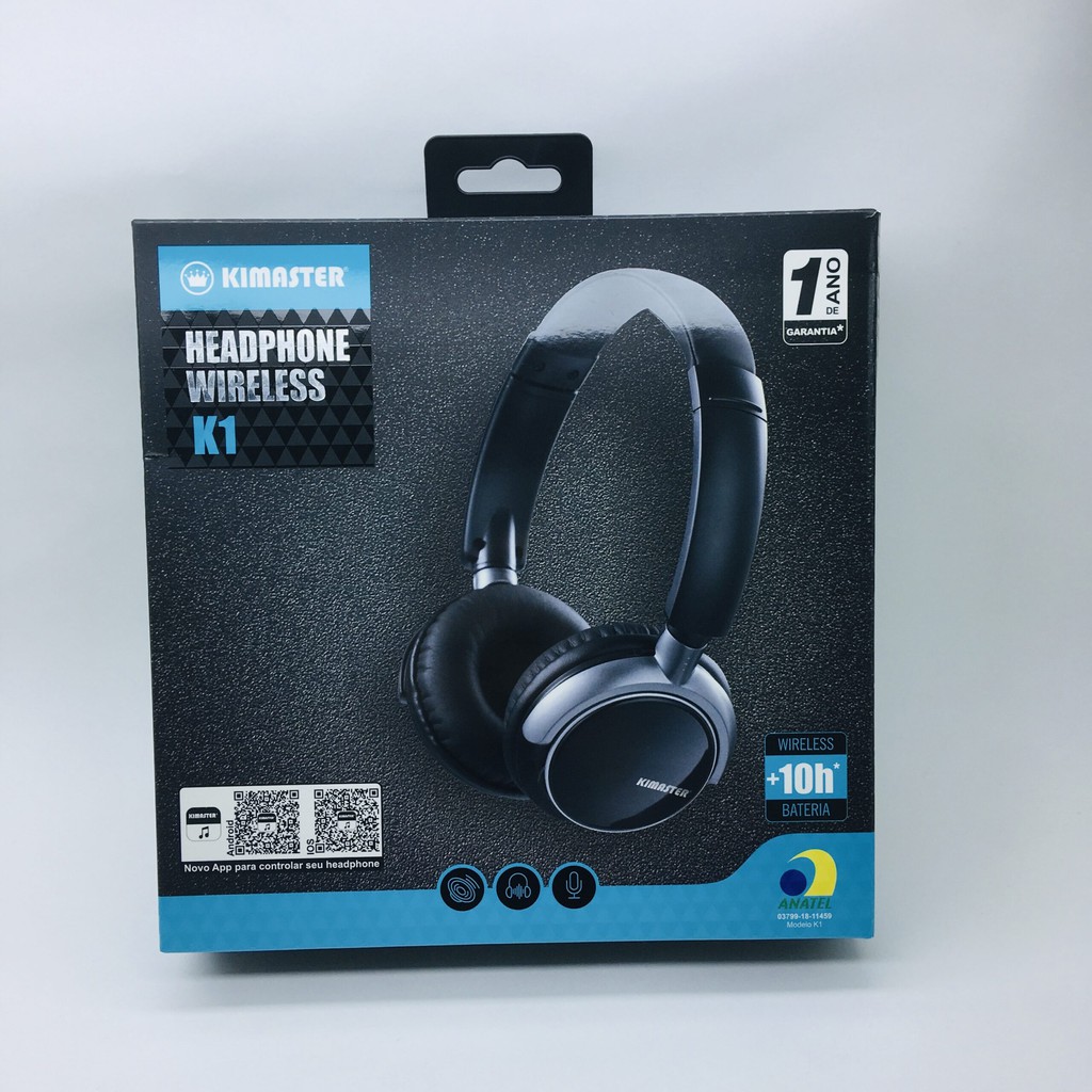Fone De Ouvido Headphone Bluetooth Kimaster K1 - | Shopee Brasil