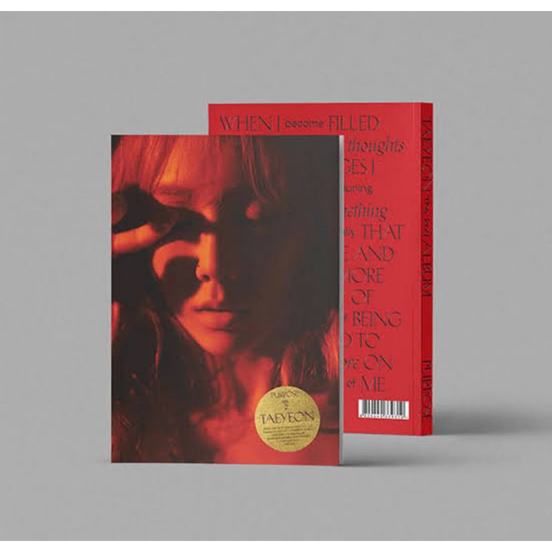 SNSD TAEYEON - Purpose (Deluxe Edition) | Shopee Brasil