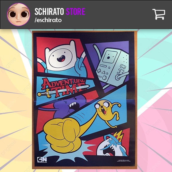 Poster Jake Adventure Time - nerd ao cubo - A4 | Shopee Brasil