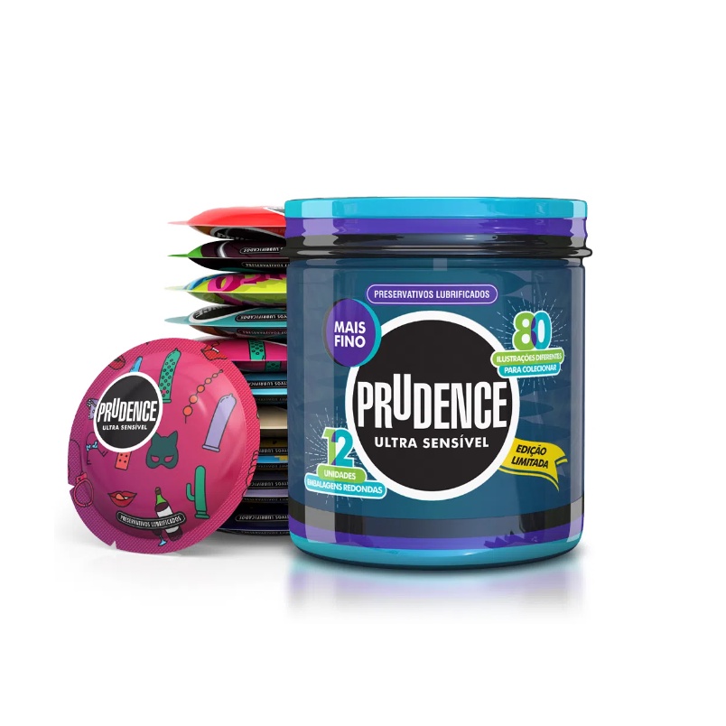 Preservativo Prudence Ultra Sensível Redondinha 12 Unidades - Escorrega ...