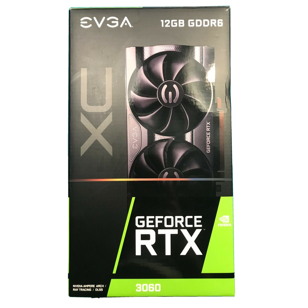 Placa de vídeo EVGA GeForce RTX 3060 XC BLACK GAMING 12GB GDDR6 ...