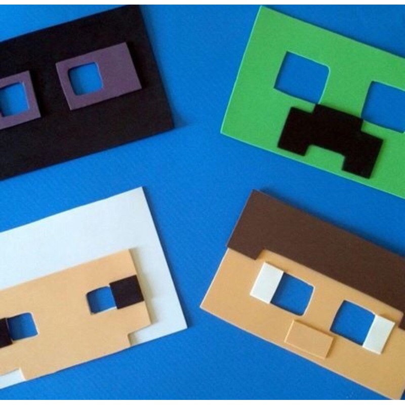 Kit 20 Mascara Minecraft em EVA | Shopee Brasil
