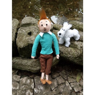 Boneco Tintim - As Aventuras de Tintim - 35cm | Shopee Brasil