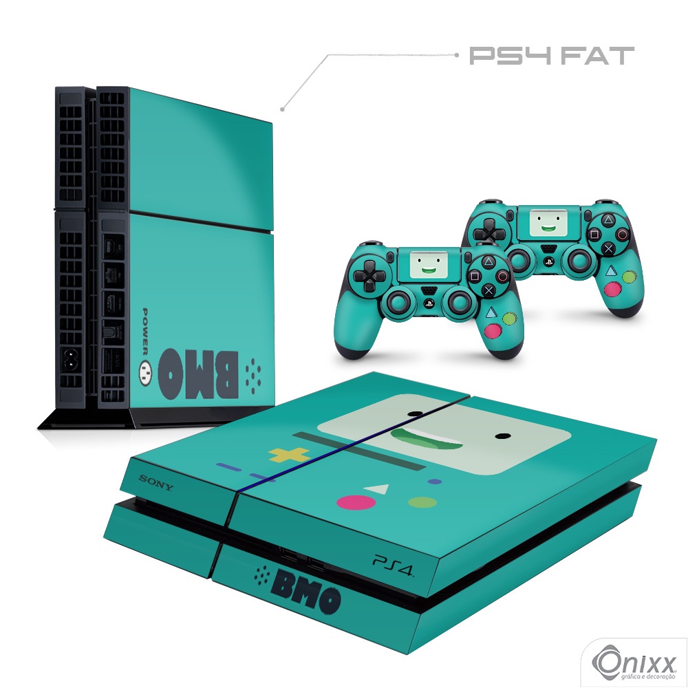 Skin PS4 FAT Adesiva BMO - Hora De Aventura - Desconto no Preço