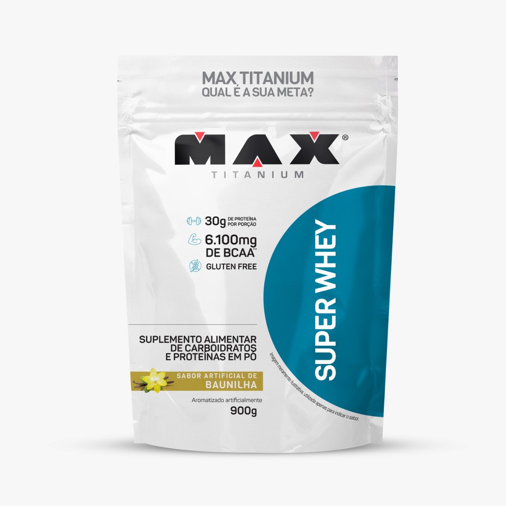 Super Whey 900G - Max Titanium - Whey Protein concentrado e isolado ...