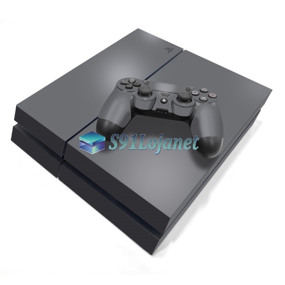 Skin Ps4 Fat Playstation 4 Original Brilho Cinza | Shopee Brasil