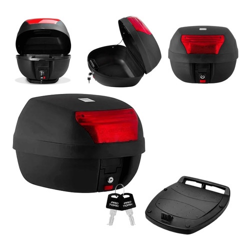 Bau Bauleto Smart Box 28 Litros Com Suporte Protork | Shopee Brasil