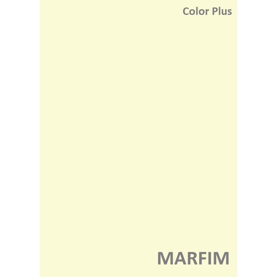 Papel Color Plus Marfim A4 - 180g 25 Folhas | Shopee Brasil