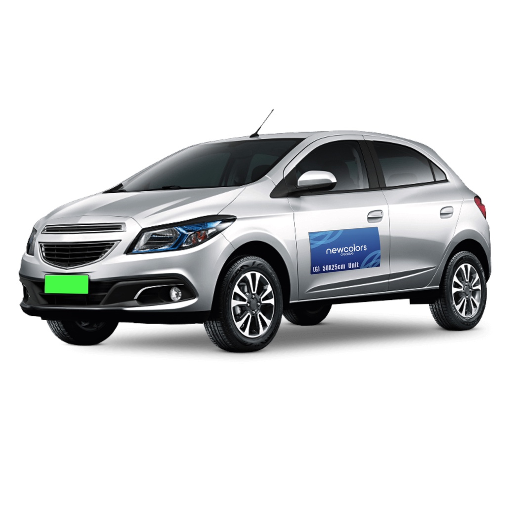 Ima Para Carro Propaganda Van Manta Magnética Unidade 50x25 placa imã ...