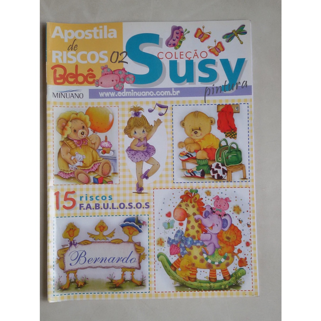 Revista Suzy Pintura 2 Riscos Para Bebe 292o | Shopee Brasil