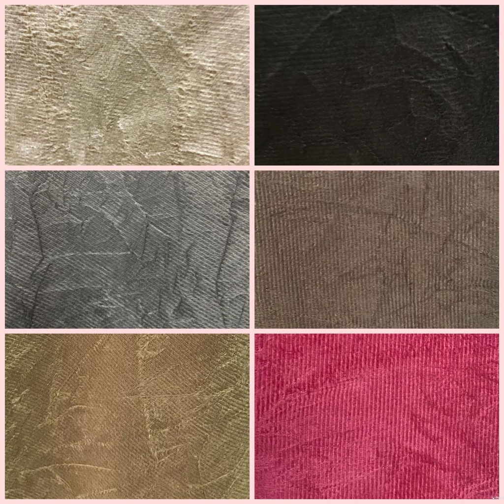 Tecido Suede Amassado várias cores 1.40m de largura x 50 cm ...