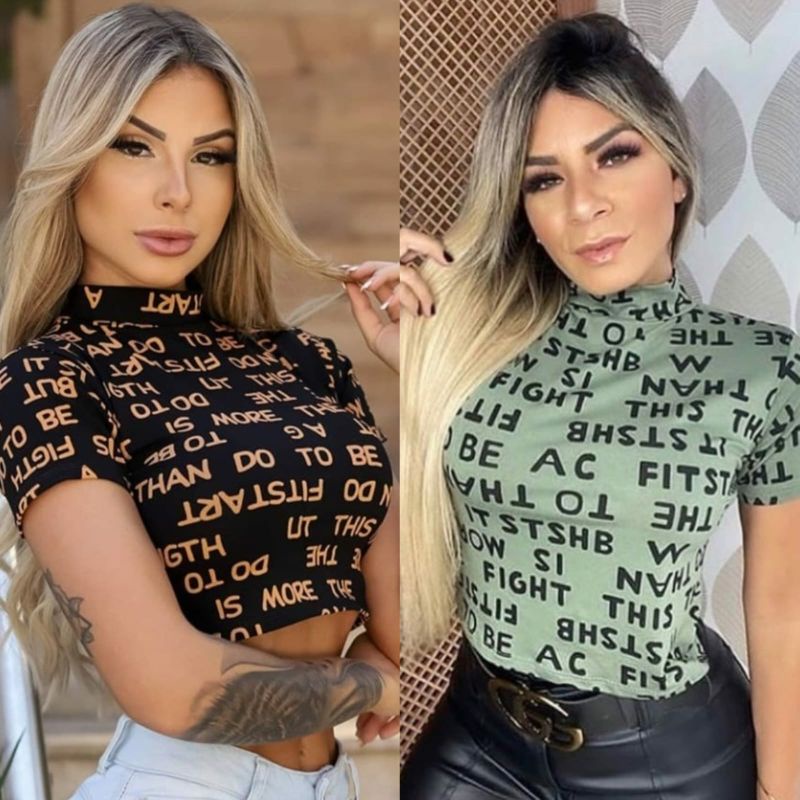 Kit Com 10 Croppeds Modinha Variados Atacado | Shopee Brasil