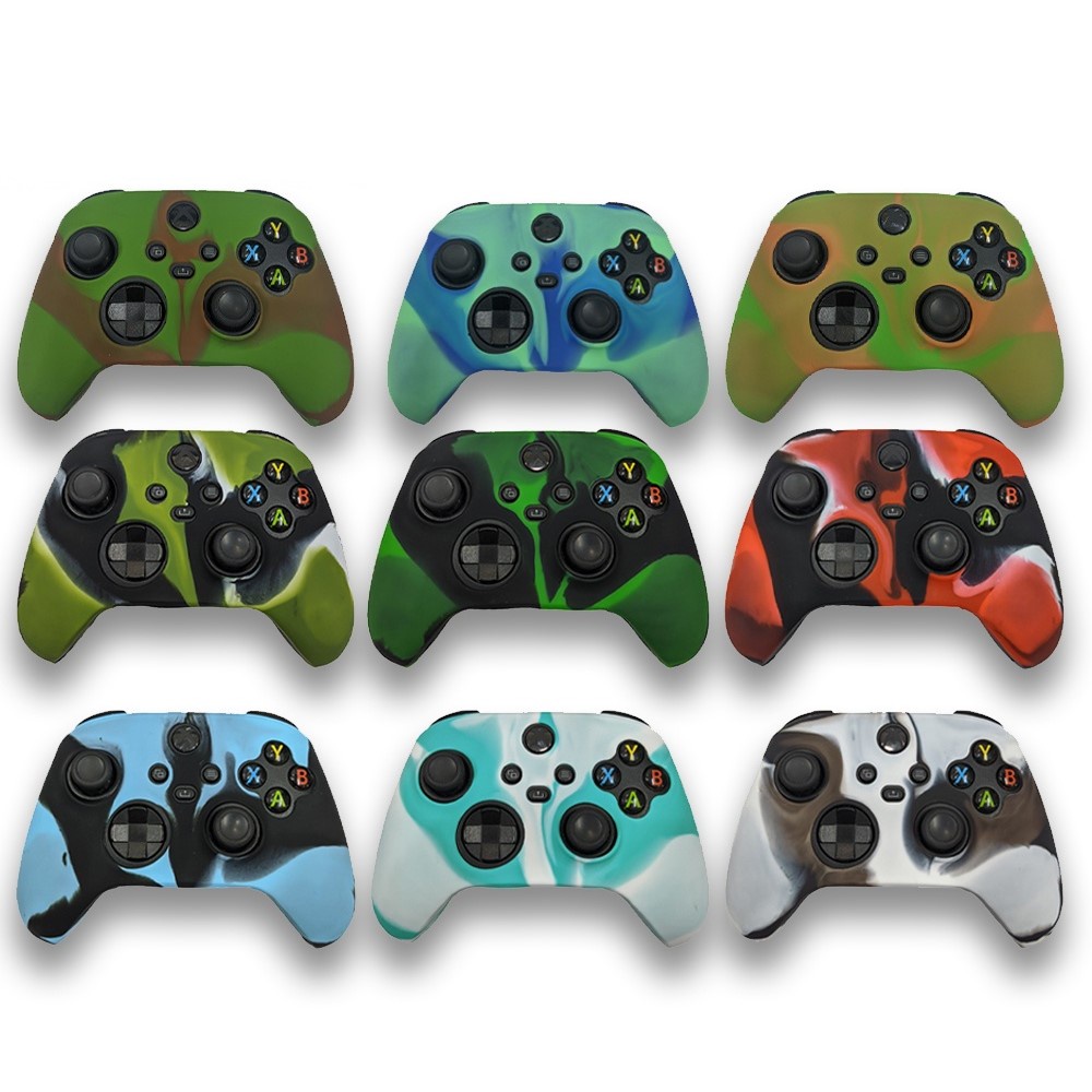 Capa de proteção de silicone Xbox Series X / S com Grip Botões, textura ...