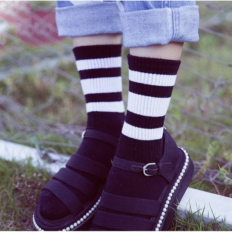 Meia Listrada | Shopee Brasil