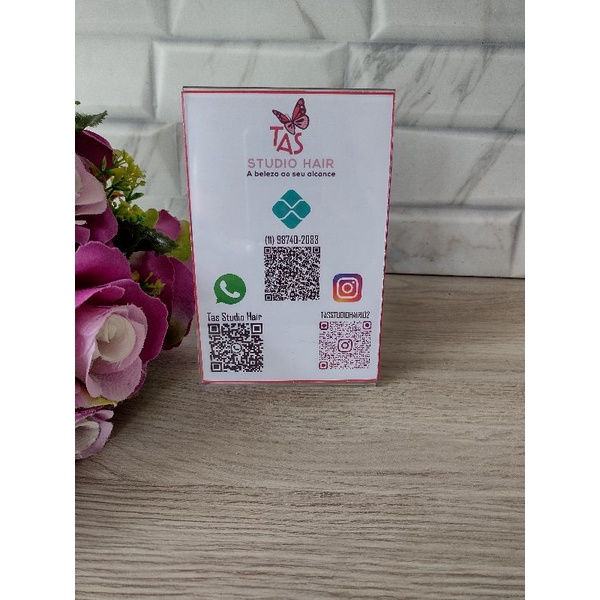 Placa com QR Code | Shopee Brasil