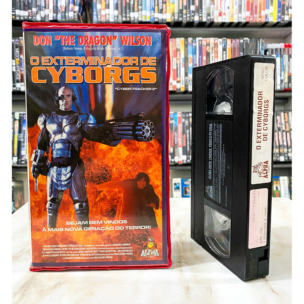 Vhs O Exterminador De Cyborgs Legendado Original Don The Dragon