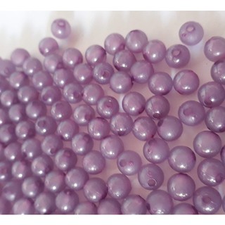 Pérola Roxa Claro Brilhante 6mm Pacote Com 50 Gramas | Shopee Brasil