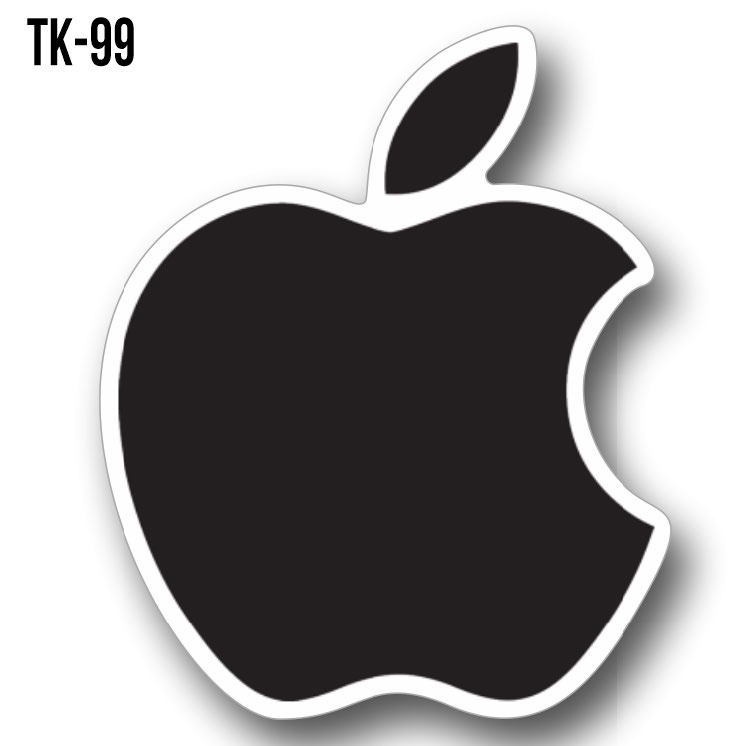 Adesivo Marcas - Apple Sticker 10x10cm | Shopee Brasil