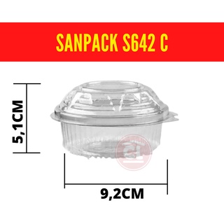 Embalagem Mini Doce Redondo Pequeno - Sanpack S642 CAIXA com 300 Unidades | Shopee Brasil