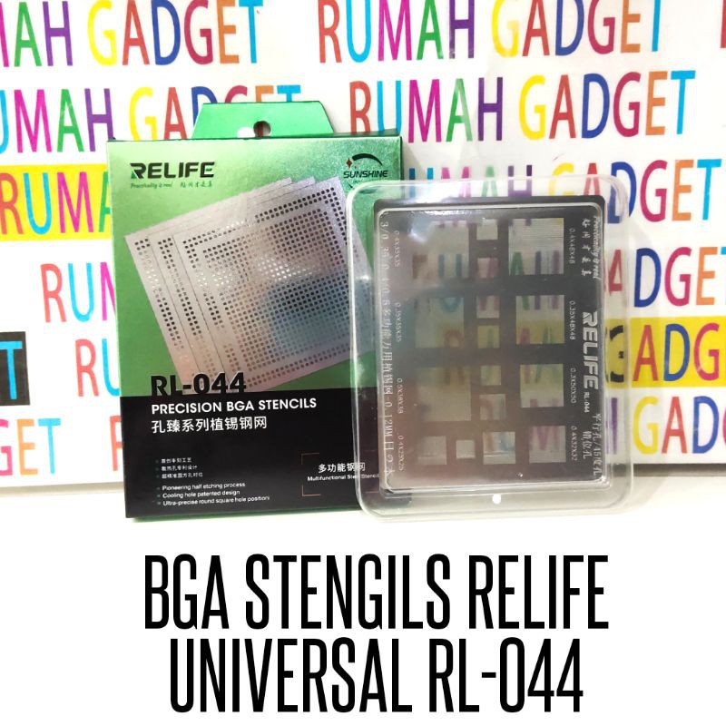 Molde BGA STENCILS RELIFE UNIVERSAL RL-044 | Shopee Brasil