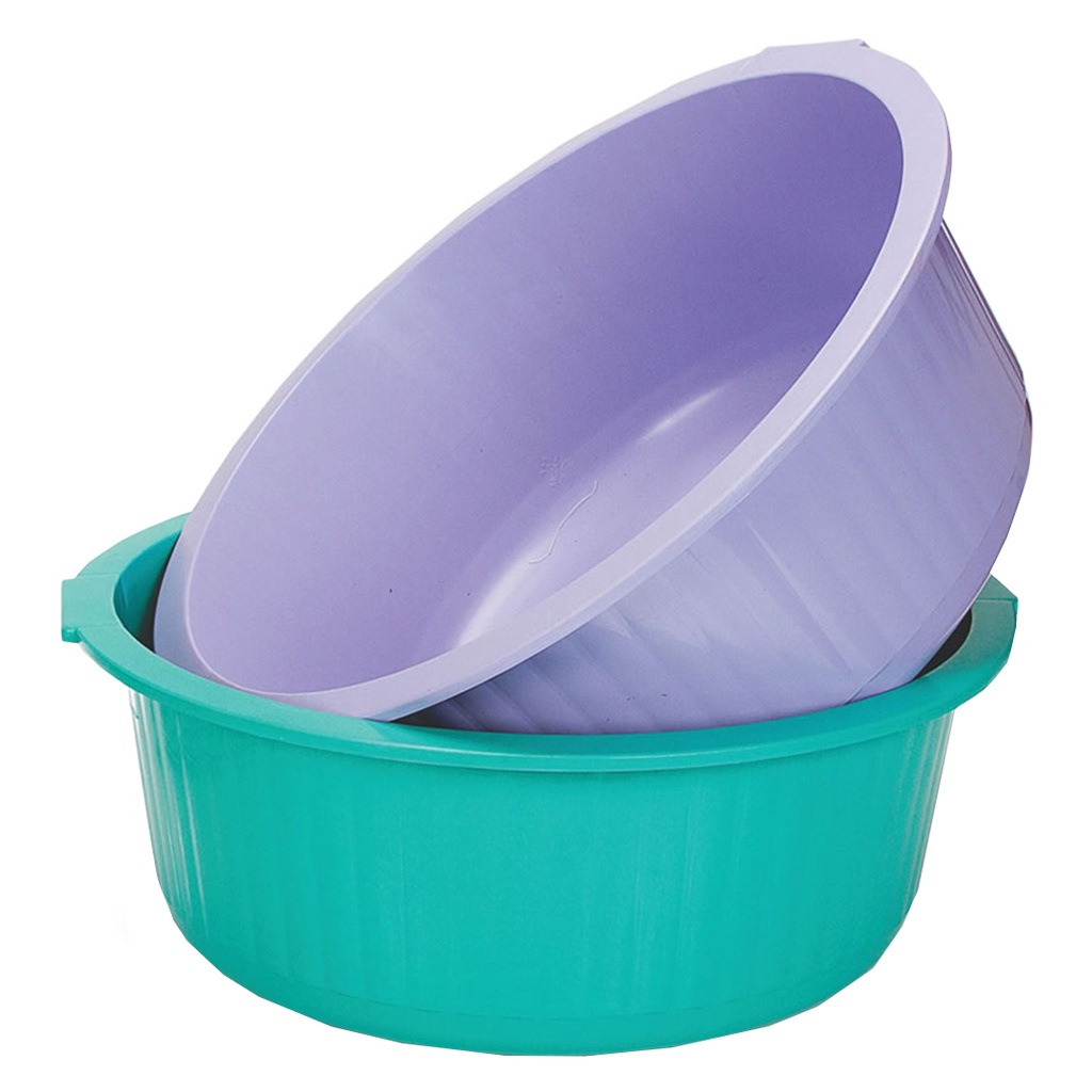 Kit 3 Bacia Plastica 4,5 Litros Canelada Cores Diversas | Shopee Brasil