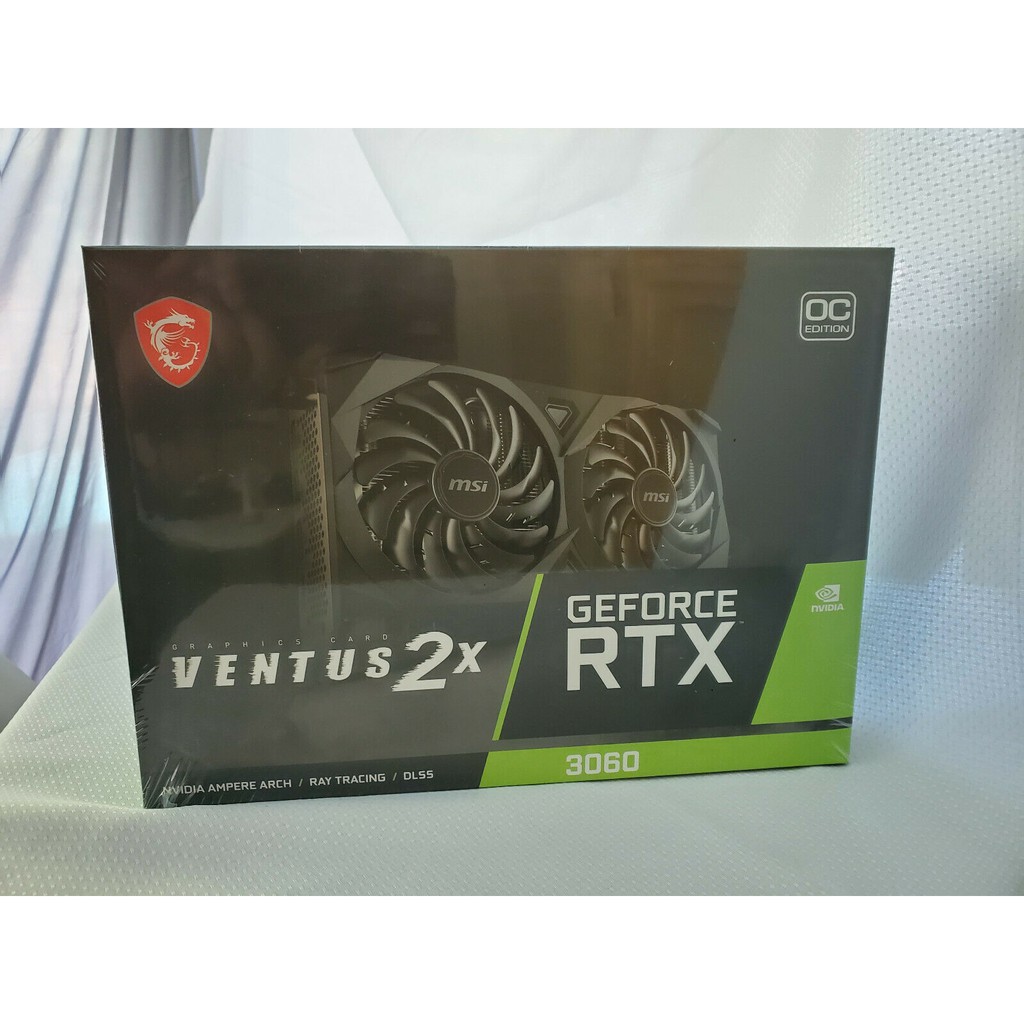 Novo MSI GeForce RTX 3060 Ventus 2X OC 12GB GDDR6 | Shopee Brasil