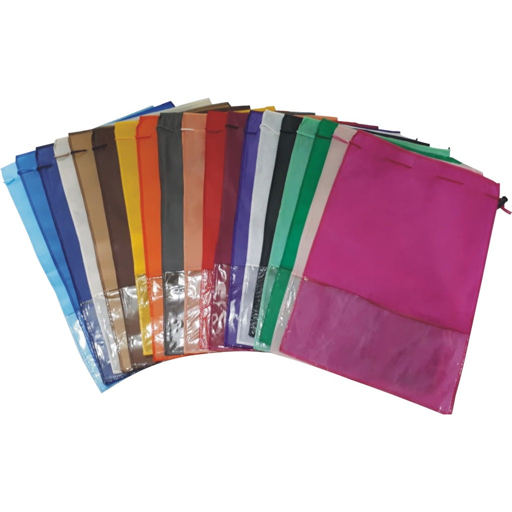 SACO EM TNT COM VISOR NA MEDIDA 30X40 - KIT C/ 100 SACOS | Shopee Brasil