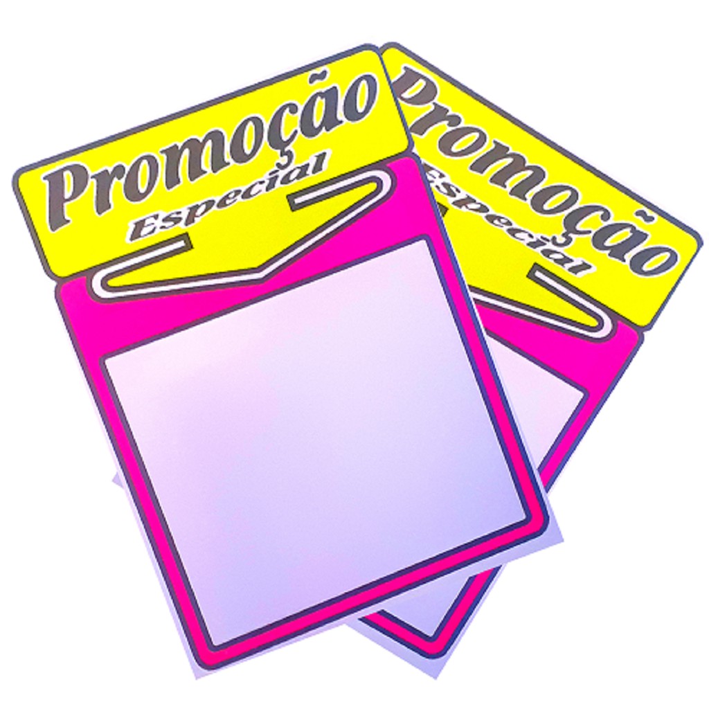 KIT 20 CARTAZES de PREÇO PROMOÇÃO e OFERTA Em PVC Editável,Reutilizável ...