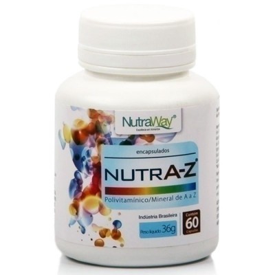 Multivitamínico NutrA-Z NutraWay 350mg c/60 Cápsulas | Shopee Brasil
