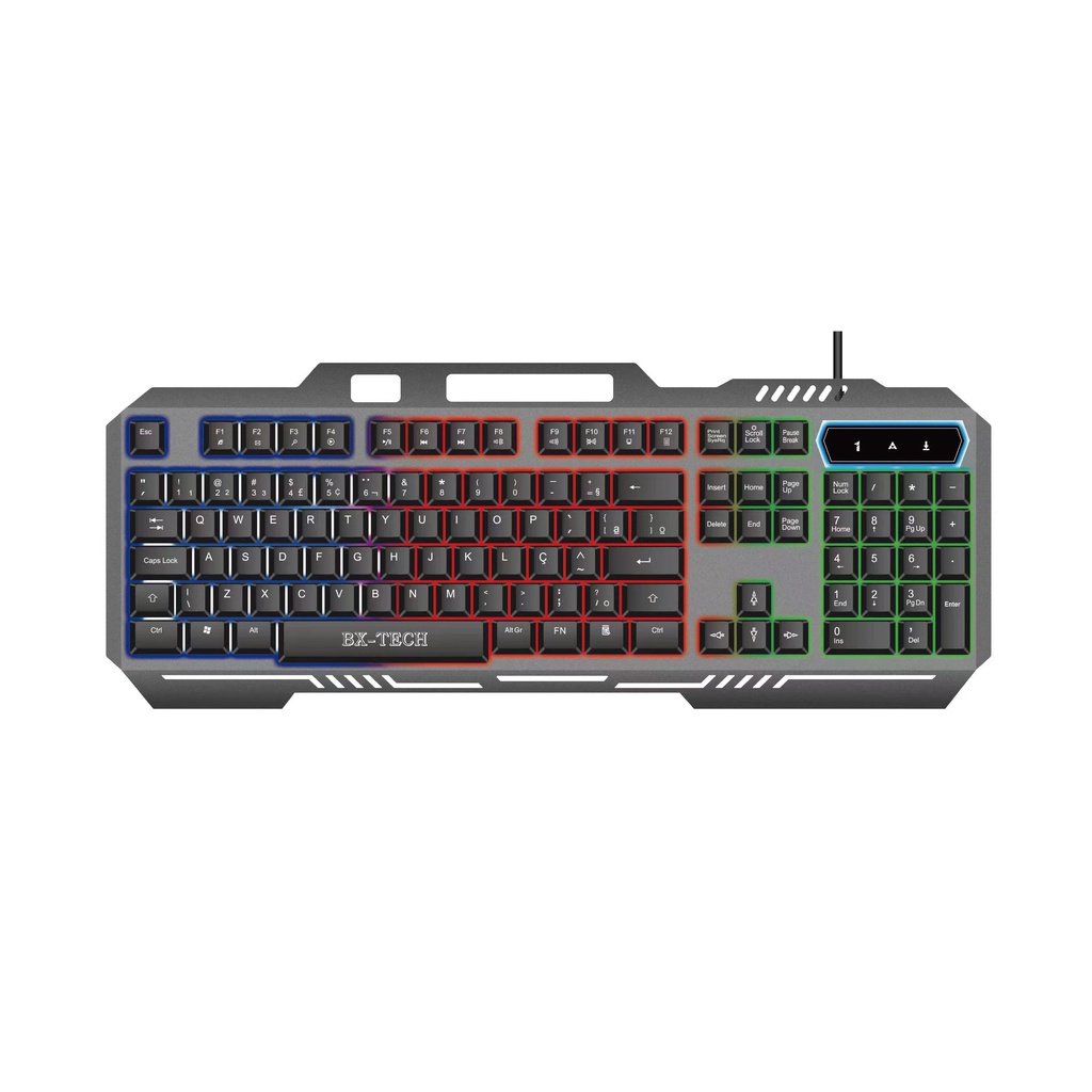 Teclado Gamer Semi Mecanico Bx Tech Bx1979 Com Fio Teclado | Shopee Brasil