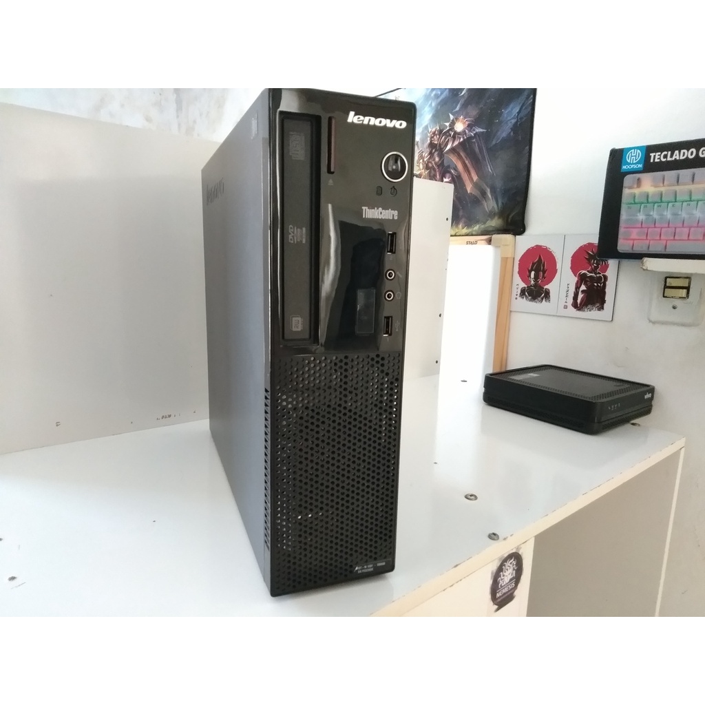 Gabinete com fonte e gravador de dvd Thinkcentre EDGE 73 Estado de novo ...