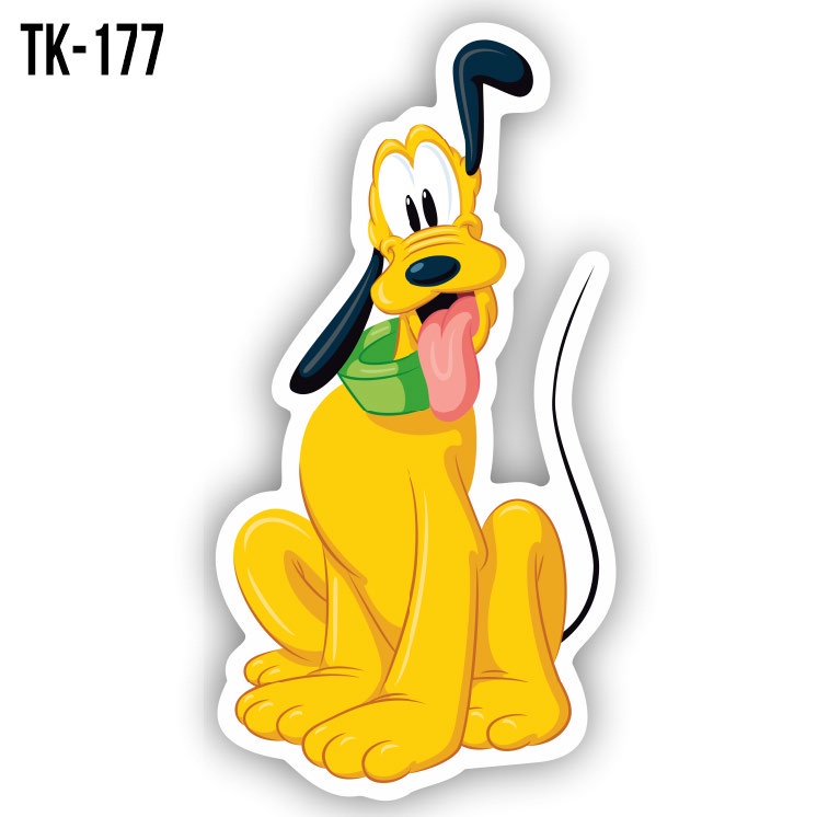 ADESIVO TURMA DO MICKEY - PLUTO STICKER 10X10CM | Shopee Brasil