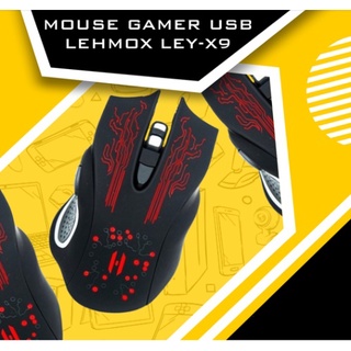 Mouse Gamer Jogos Led Rgb 3200 Dpi Ley-x9 Proficional Laser Lehmox Ergonômico Rgb | Shopee Brasil