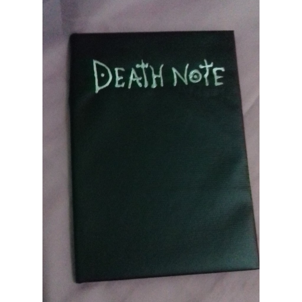 Caderno death note capa dura de couro , pintura 3D | Shopee Brasil