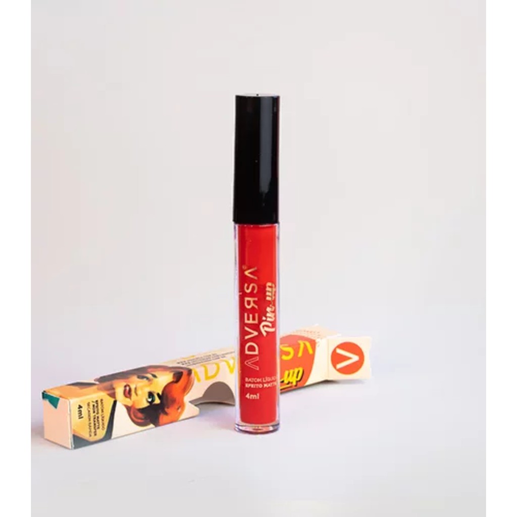 Batom Líquido Matte Vegano Pin Up Adversa 4ml - Escolha Suas Cores ...