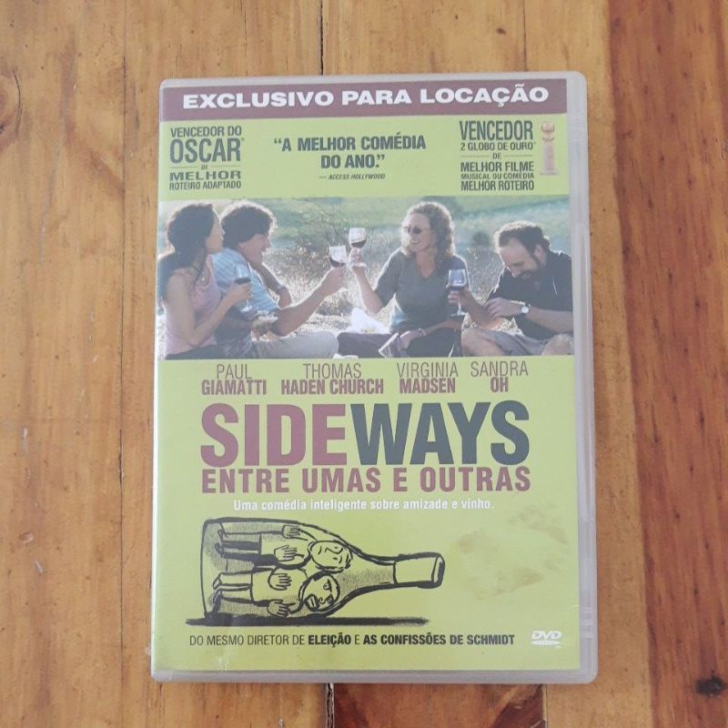 DVD - Filme Comédia - Sideways entre umas e outras | Shopee Brasil