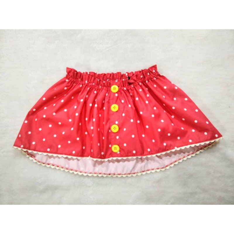 Mini Saia infantil tema Bolinhas Brancas | Shopee Brasil