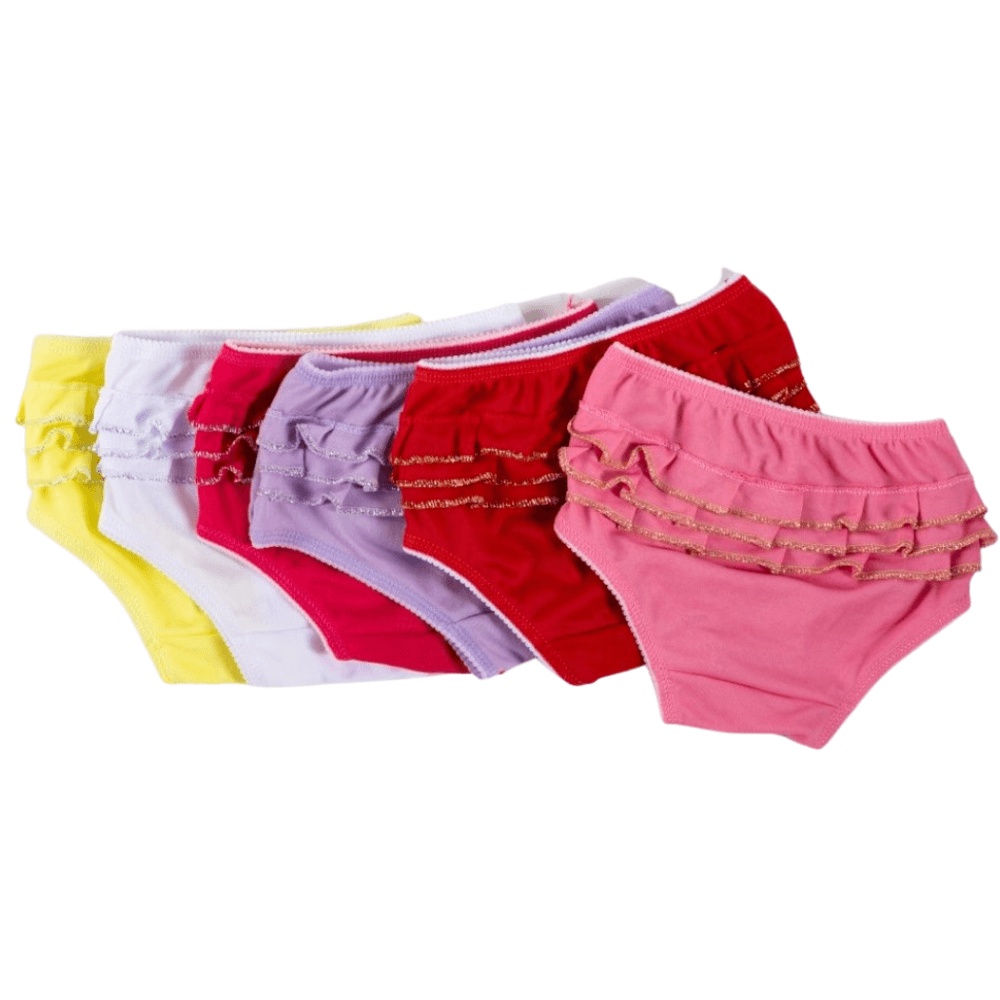 Kit Calcinha Infantil Bunda Rica - 0 a 2 anos | Shopee Brasil