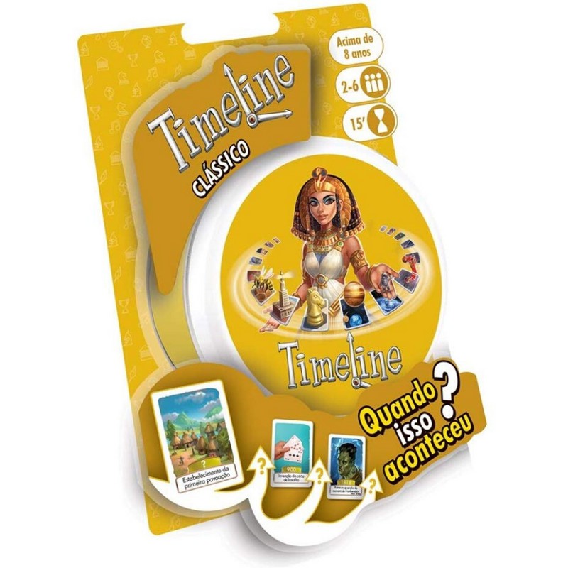 Timeline: Classic jogo de cartas | Shopee Brasil