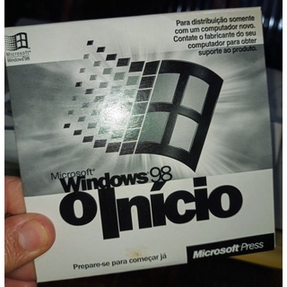 CD Windows 98 Box Completo. Raridade Lacrado. | Shopee Brasil