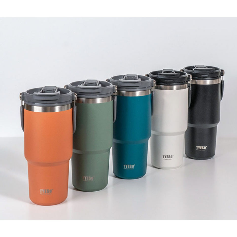 [cup boutique] 600ml 750ml 900ml tyeso Garrafa Térmica Copo de café ...