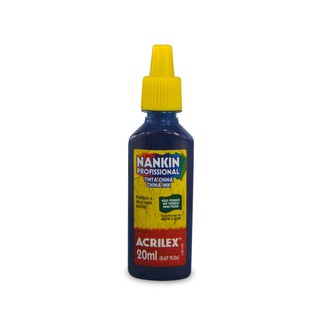Tinta Nanquim Acrilex 20 Ml cor a escolher | Shopee Brasil