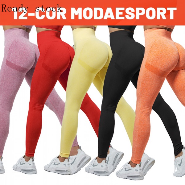 Calça Legging Academia Levanta Bumbum Macacão Fitness Sem Costura