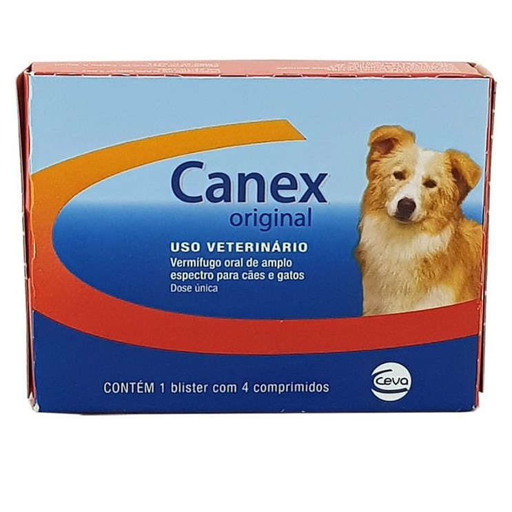 Remedio de Verme para Cães Canex Original Ceva para Cachorro e Gatos ...