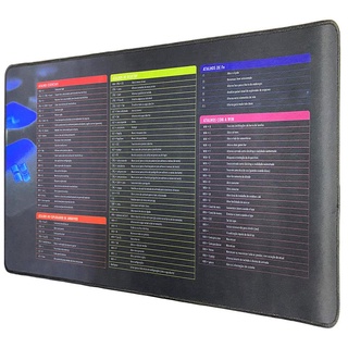 Mousepad Gamer Profissional Grande Com Estampa do Atalhos do Windows ...