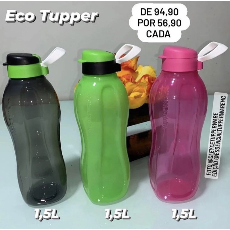 Garrafa Tupperware 1,5 litros Eco Tupper | Shopee Brasil