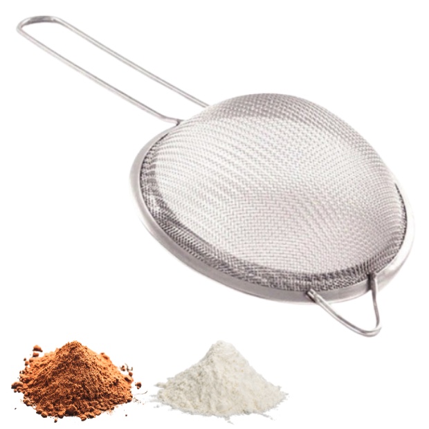 Peneira de Cozinha Inox para Farinha Fuba Tapioca | Shopee Brasil